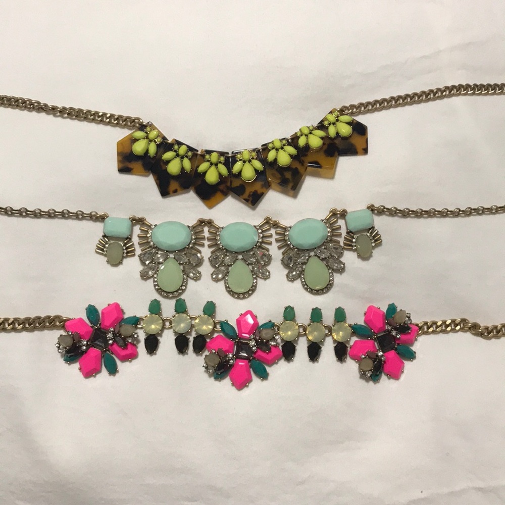 J. Crew Statement Necklaces - Gem